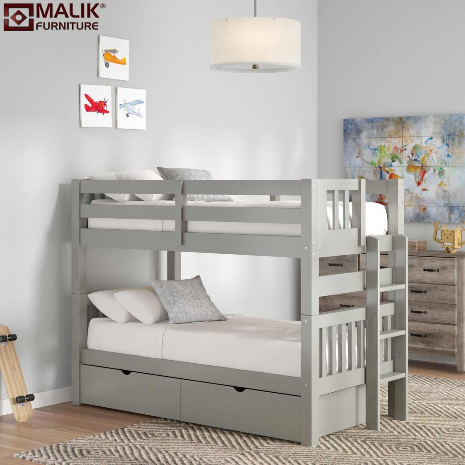 Double Deck Bed Design || Malik Furniture®